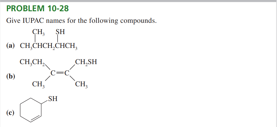 Solved Give IUPAC names for the following compounds. | Chegg.com