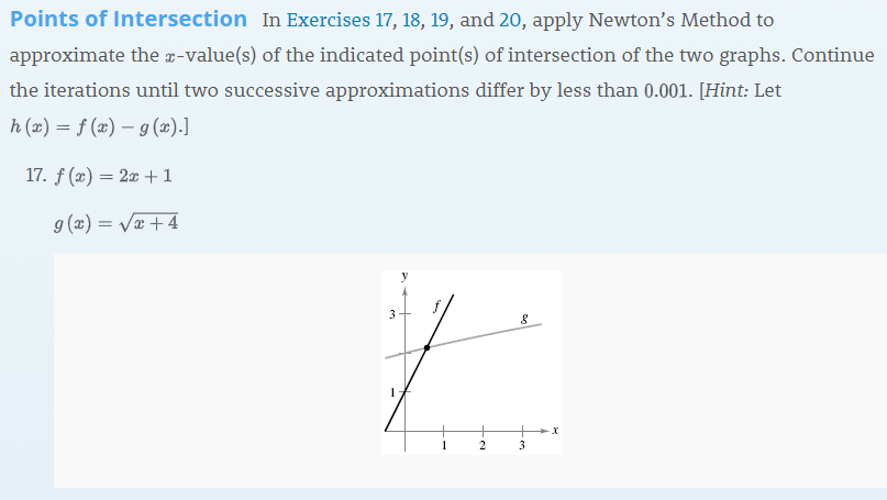 Solved Points of Intersection In Exercises 17, 18, 19, and | Chegg.com
