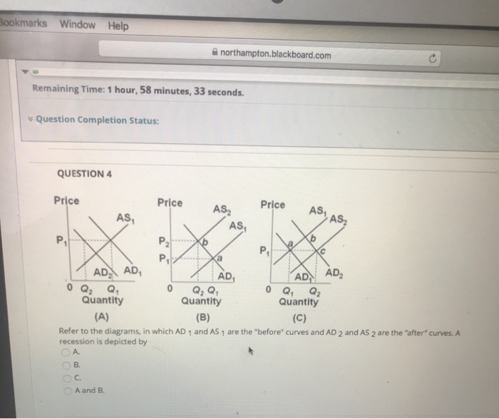 Solved ookmarks Window Help northampton.blackboard.com | Chegg.com
