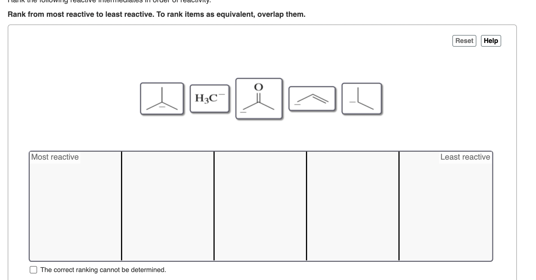 Solved Rank from most reactive to least reactive. To rank | Chegg.com