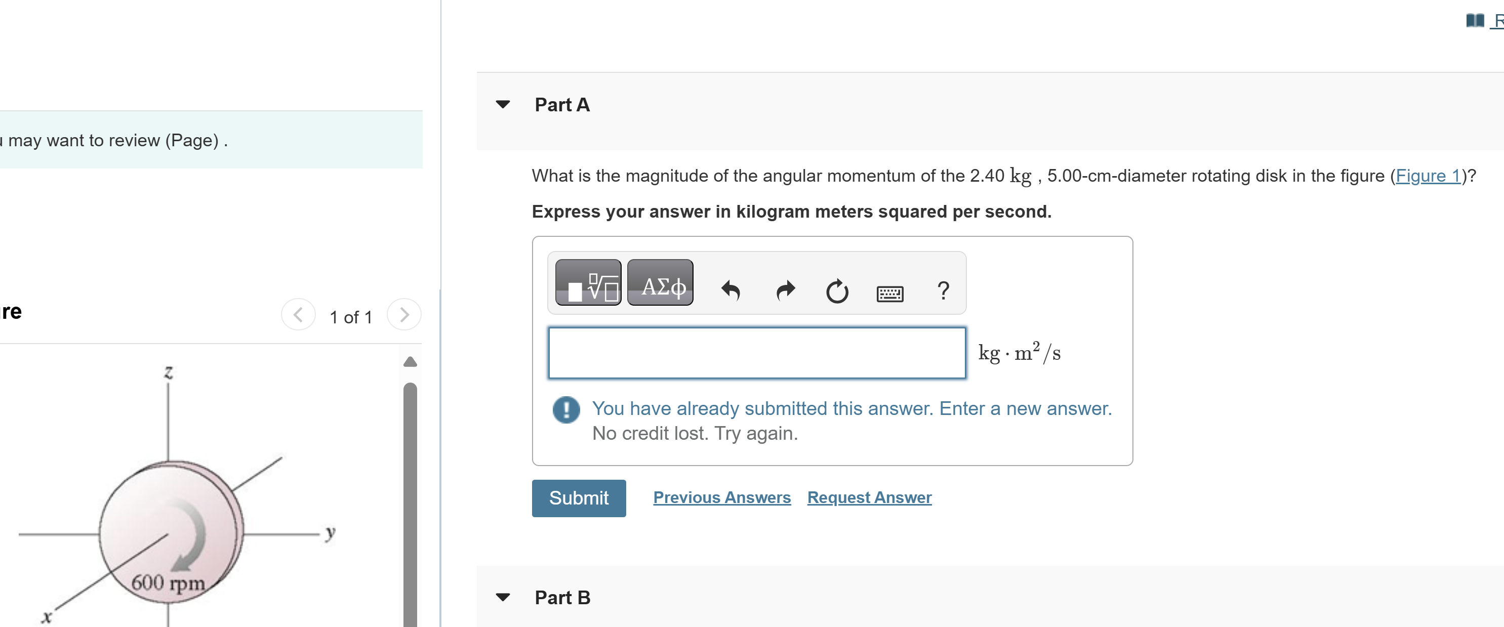 Solved What is the magnitude of the angular momentum of the | Chegg.com