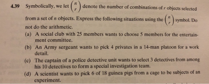 Solved 4.30 Calculate the number of ways in which four | Chegg.com