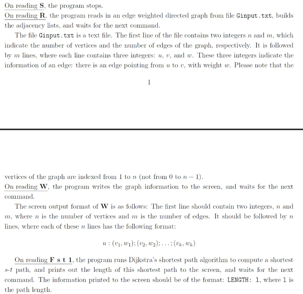 Solved Cse310 Project 2 Finding A Shortest Path Posted