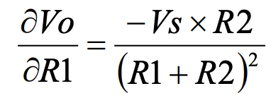 Solved Vo=Vs×R1+R2R2∂R1∂Vo=(R1+R2)2−Vs×R2∂R2∂Vo=R1+R2Vs−(R1+ | Chegg.com