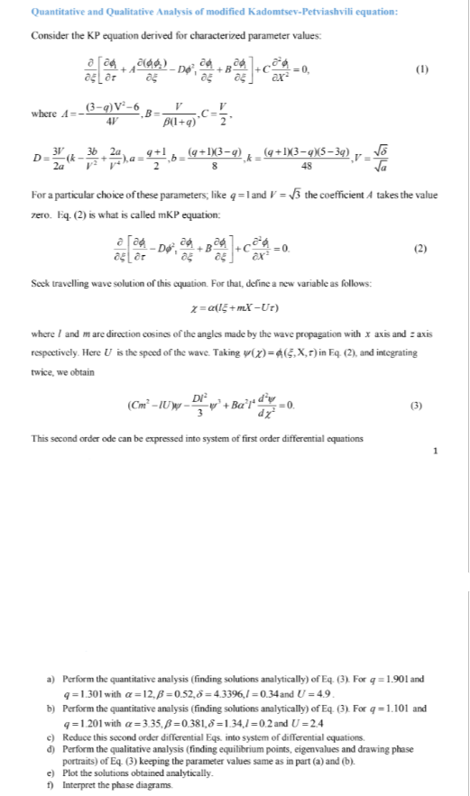 Solved Quantitative and Qualitative Analysis of modified | Chegg.com