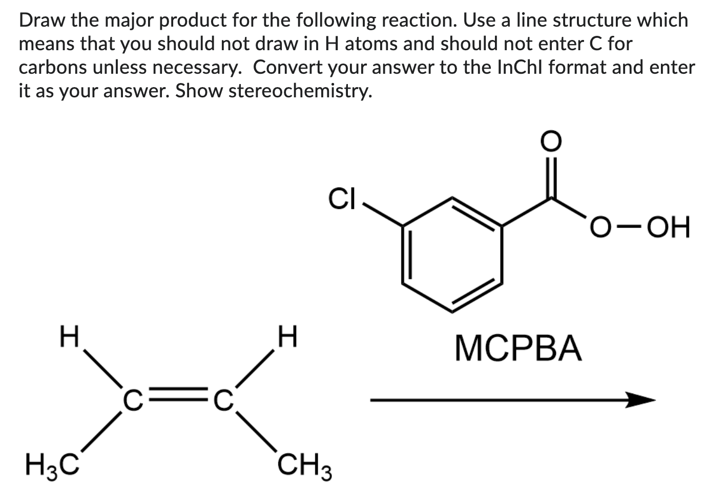 Solved Draw The Major Product For The Following Reaction
