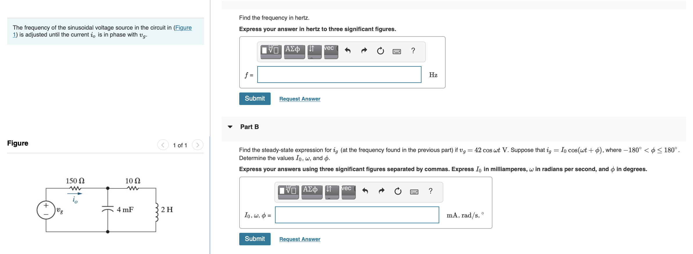 Solved Find the frequency in hertz. The frequency of the | Chegg.com