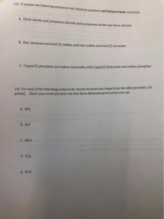Solved 23 Translate The Following Sentences Into Chemical Chegg solved-23-translate-the-following-sentences-into-chemical-chegg