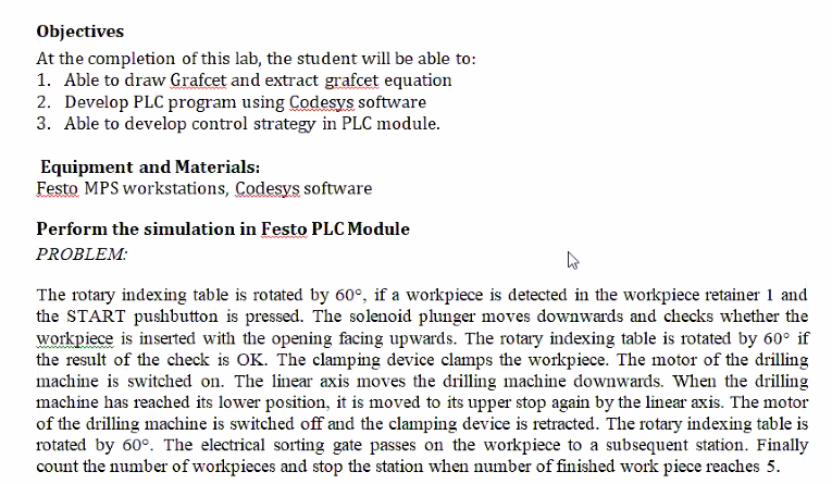 Objectives At the completion of this lab, the student | Chegg.com