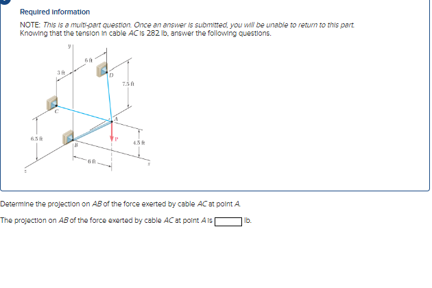 Solved Required information NOTE: This is a mult-part | Chegg.com