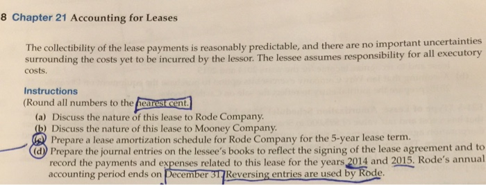 Solved E21-8 (Lessee Entries with Bargain-Purchase option) | Chegg.com