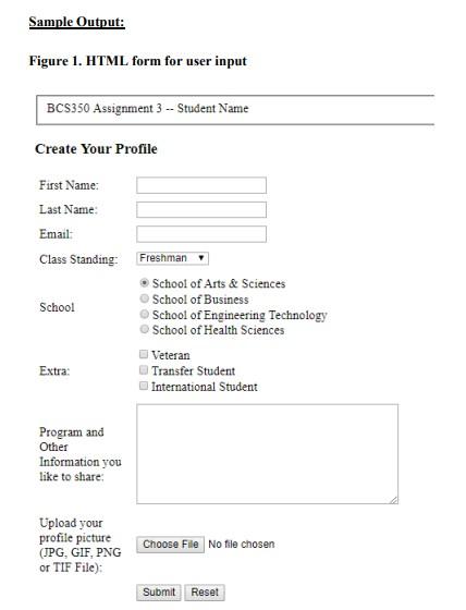 Solved Objectives: To acquaint you with PHP file handling, | Chegg.com