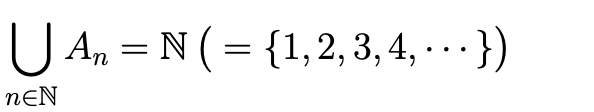 Solved U An = N( = {1,2,3, 4, ... }) = = neN Ann Am + Ø | Chegg.com