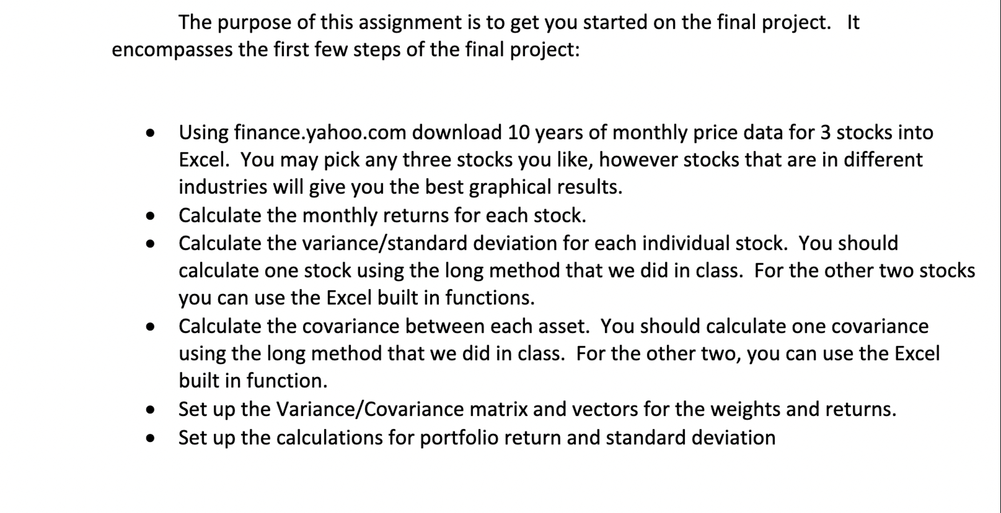 Solved The purpose of this assignment is to get you started | Chegg.com