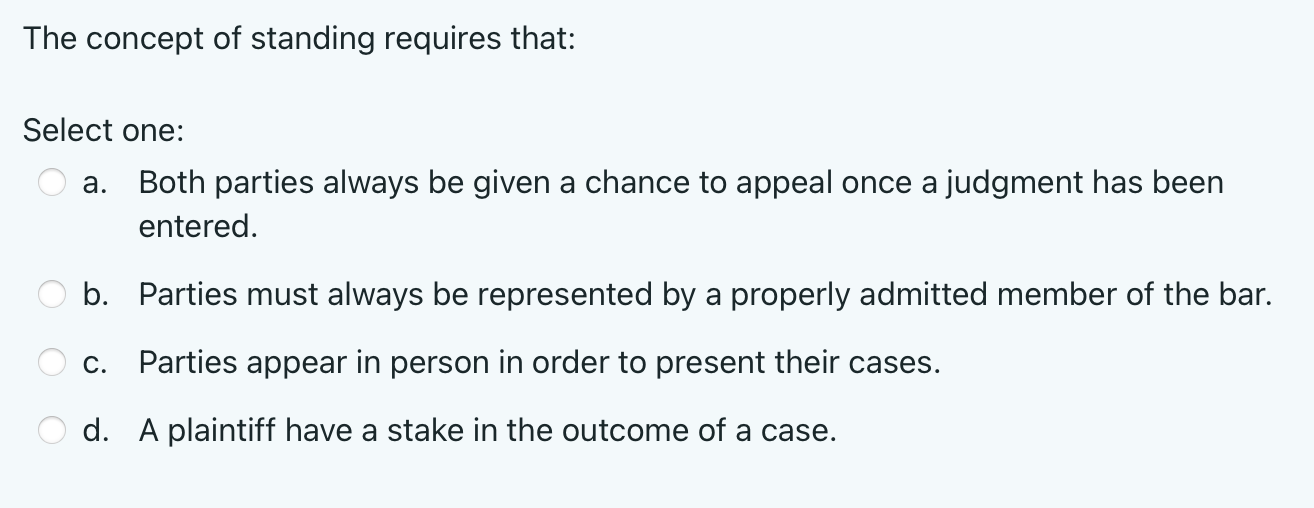 Solved Which of the following, if present in a particular | Chegg.com
