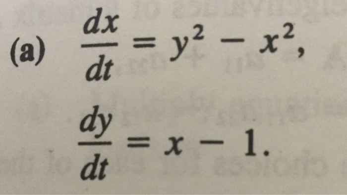 Solved Sketch the nullclines in the xy phase plane, identify | Chegg.com