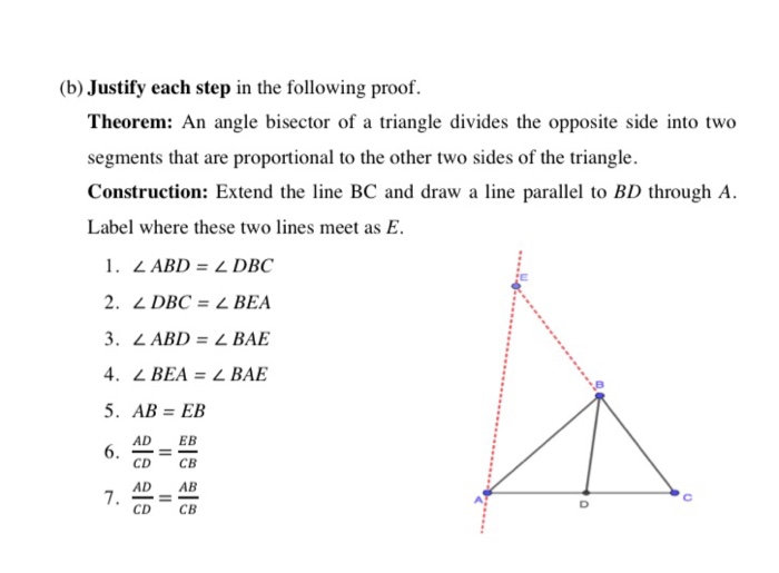 Solved (b) ﻿Justify each step in the following | Chegg.com