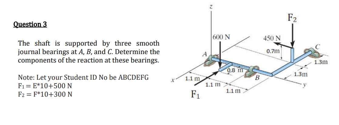 Solved Student Number = 1111111 A= 1 , B= 1, C= 1 , D= 1 , | Chegg.com