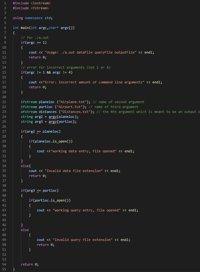 Solved While Using Fstream I Am Trying To Error Check Two