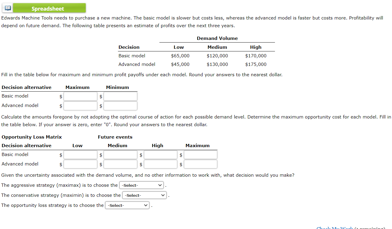 Solved For questions with select option, choose: advanced | Chegg.com