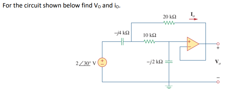 Solved For the circuit shown below find V0 and i0. | Chegg.com