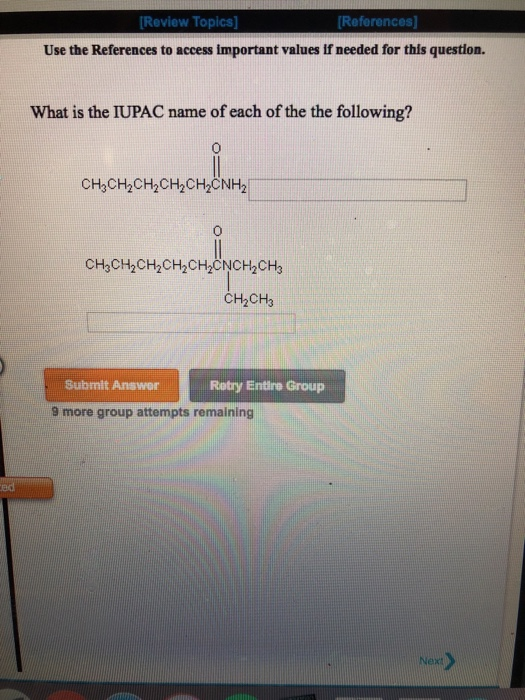 Solved Review Topics References Use the References to access | Chegg.com