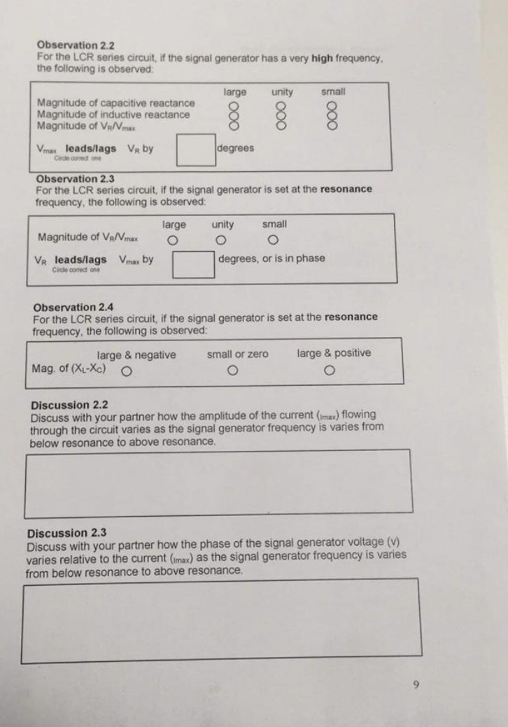 LESYS Electronic Systems Observation 1.2 For | Chegg.com