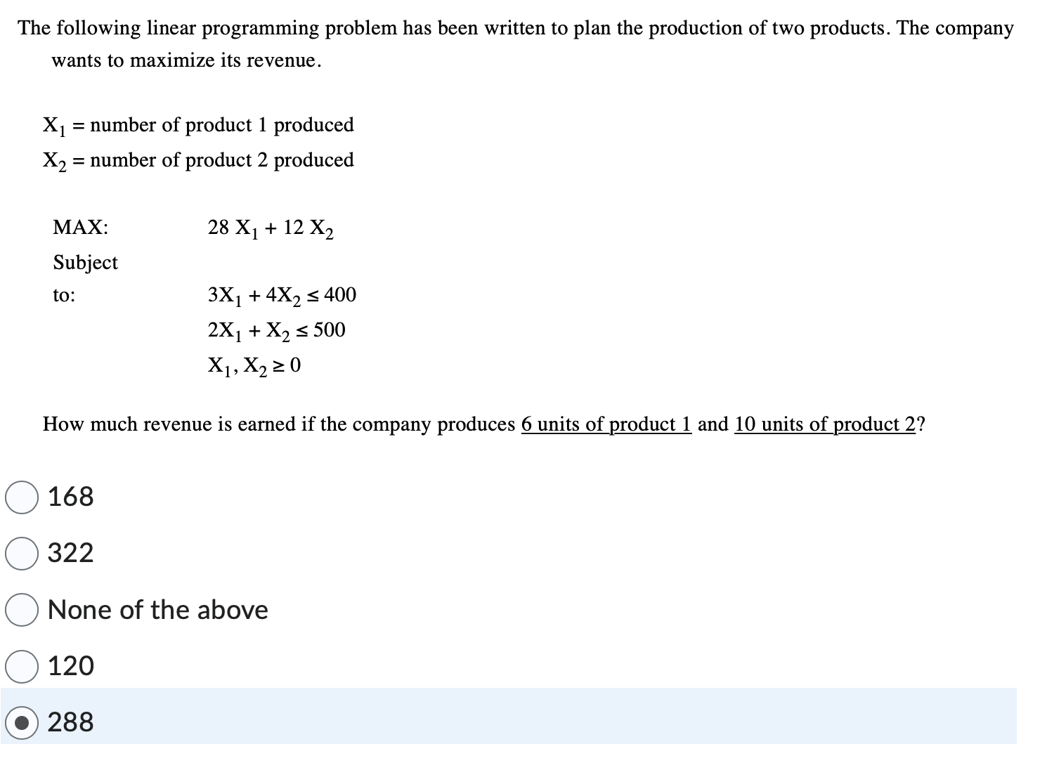 Solved The following linear programming problem has been | Chegg.com