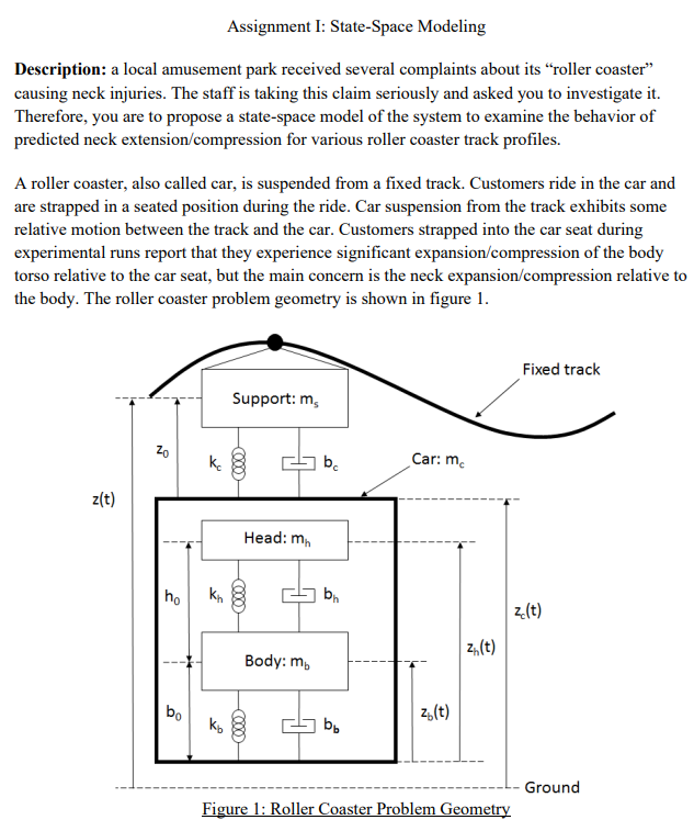 Assignment I State Space Modeling Description A
