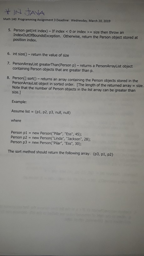 Solved Math 140 Programming Assignment 3 Deadline: | Chegg.com