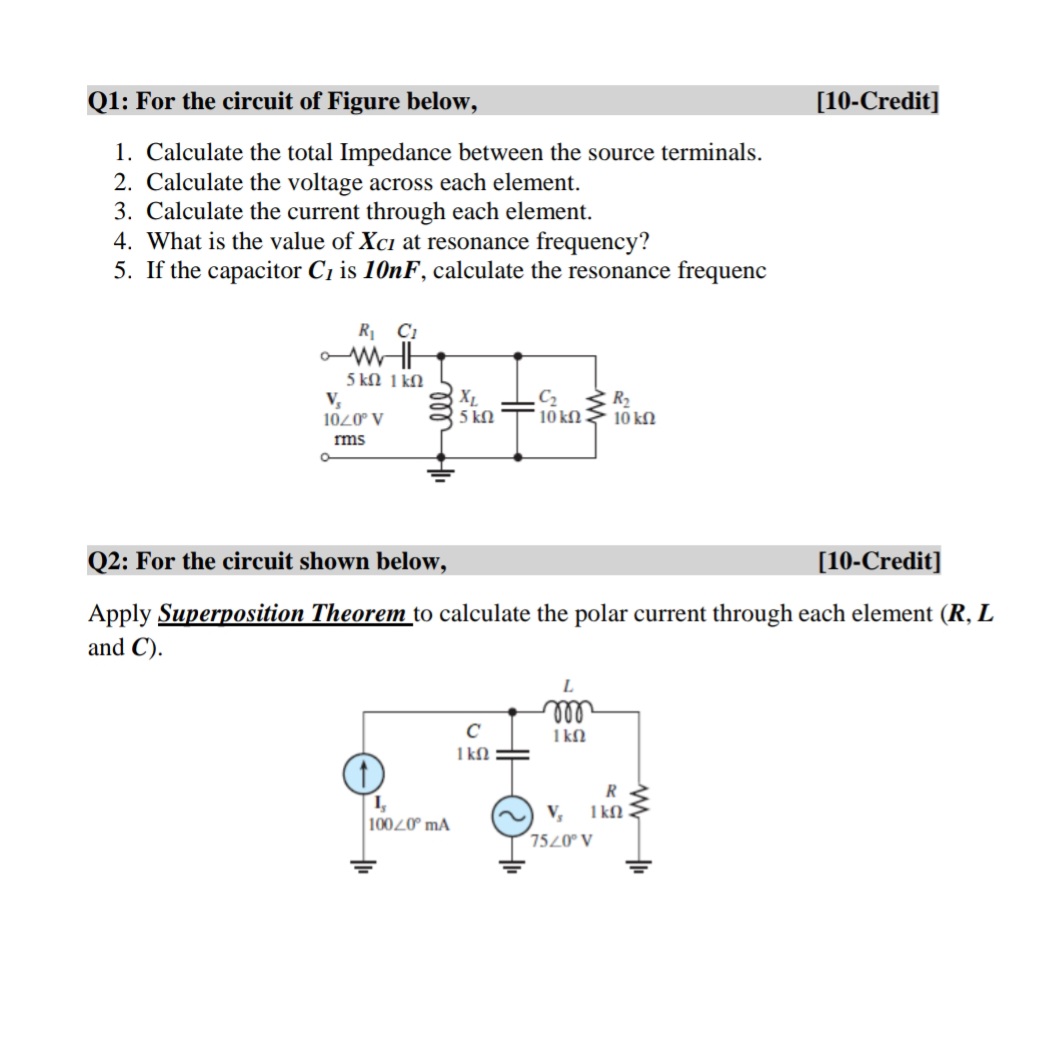 Solved Solve using multisum (Screenshot of the circuit )and | Chegg.com