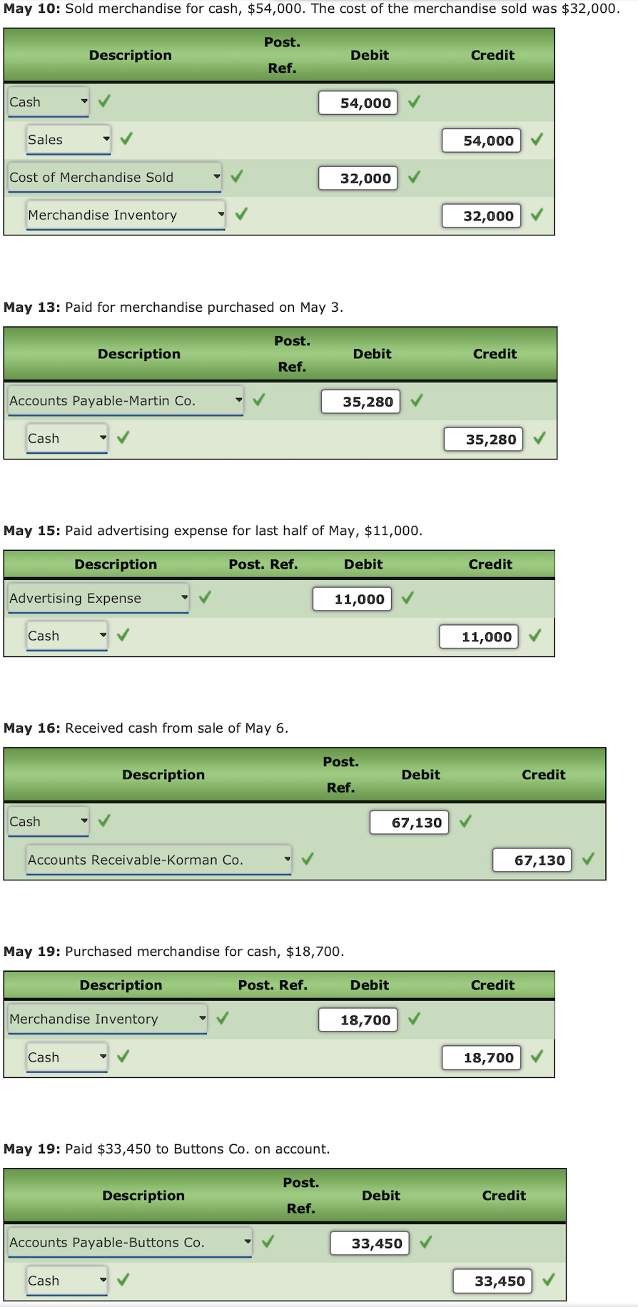 Solved For a compound transaction, if an amount box does not | Chegg.com