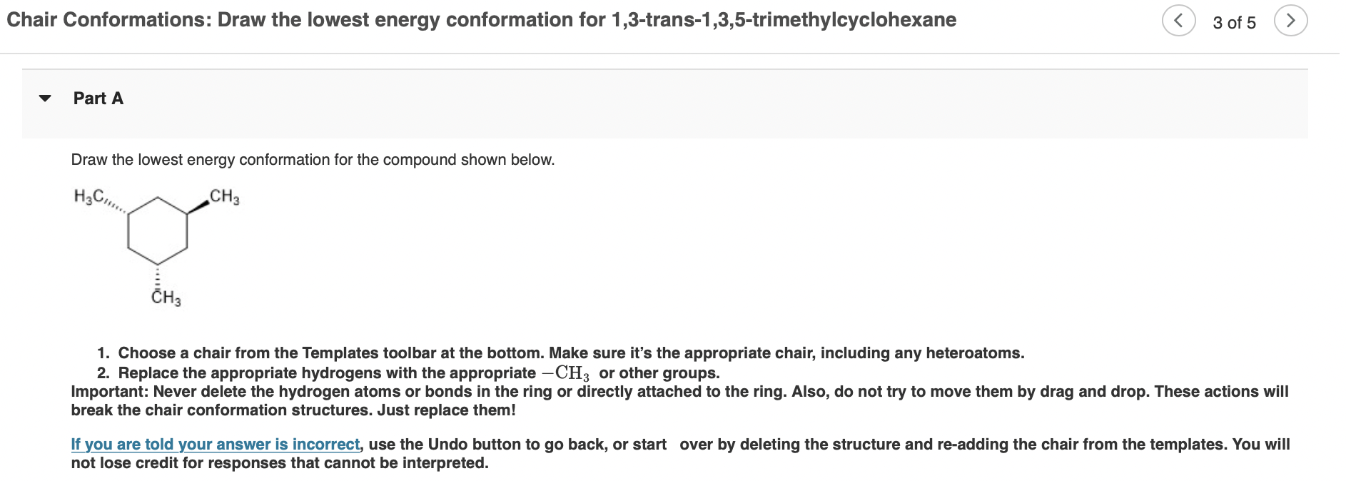 Solved Draw the lowest energy conformation for the compound | Chegg.com
