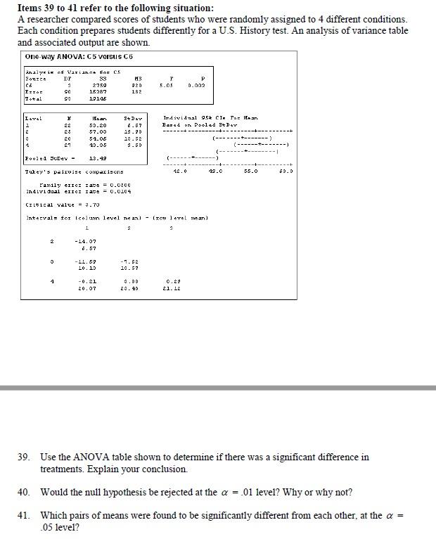 One-way ANOVA: C5 versus C6 \begin{tabular}{|lcrrrr|} | Chegg.com