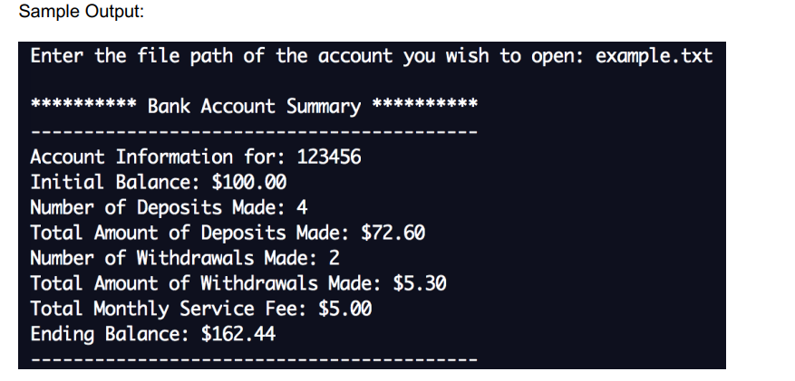 Solved C++ Question Design and implement a bank account | Chegg.com
