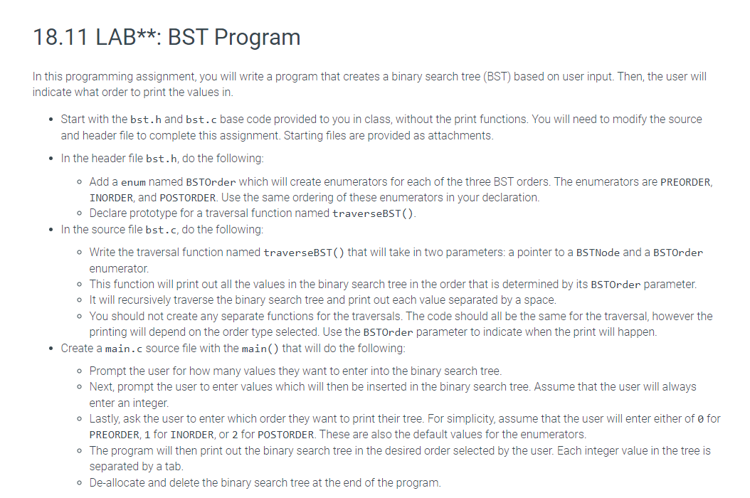 Solved In this programming assignment, you will write a | Chegg.com