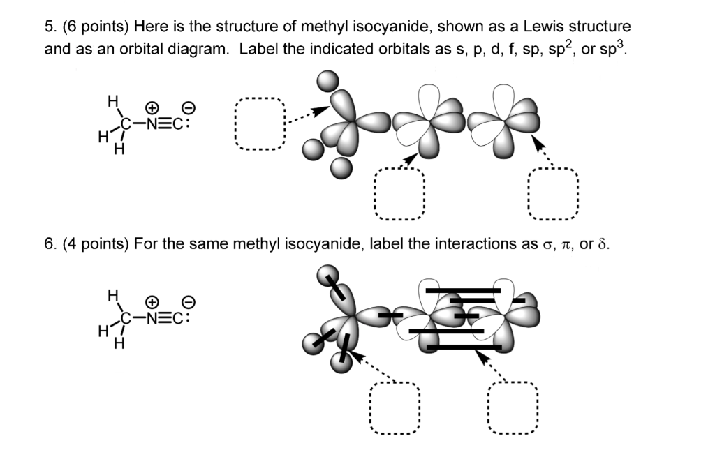 Solved 5. (6 points) Here is the structure of methyl | Chegg.com