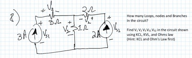 Solved ル 3 次ィーー 1/2 How many Loops, nodes and Branches In | Chegg.com