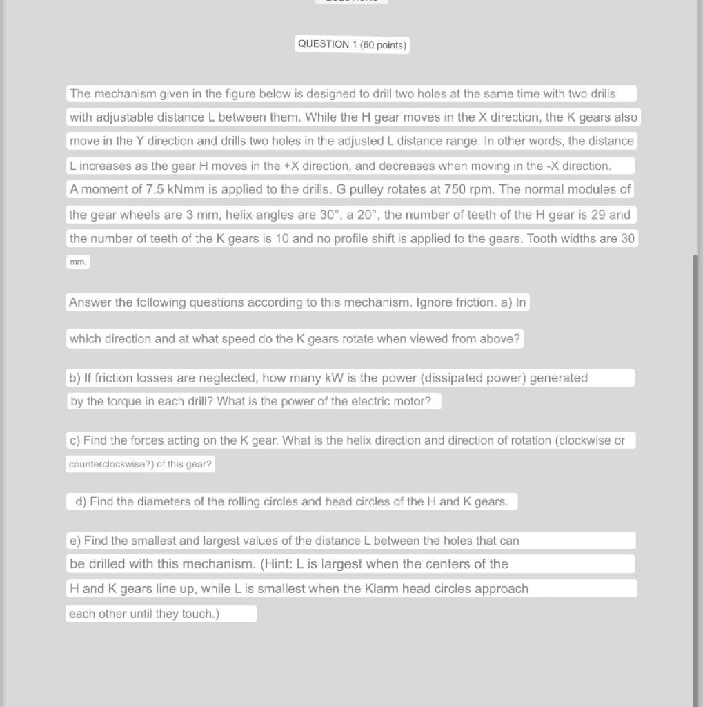 Solved The mechanism given in the figure below is designed | Chegg.com