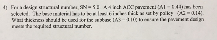 Solved For the material and structural number of Question 4, | Chegg.com