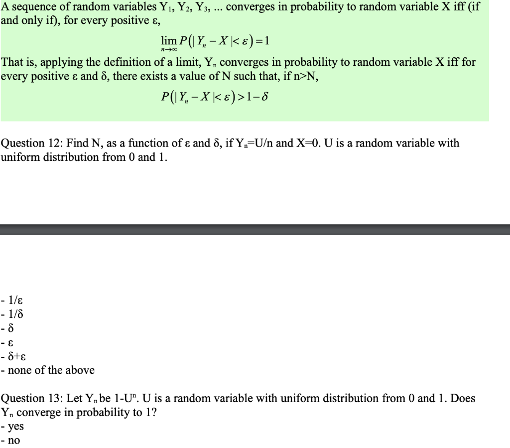 Solved Question 14: Is the largest order statistic (Ymax) | Chegg.com