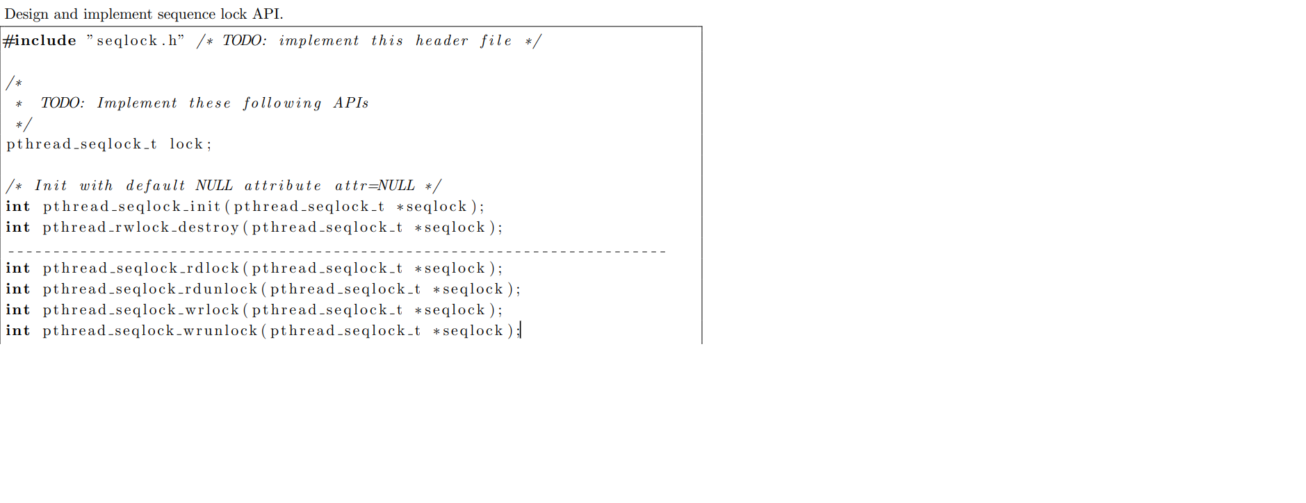 Solved The reader/writer conflict resolution following the | Chegg.com