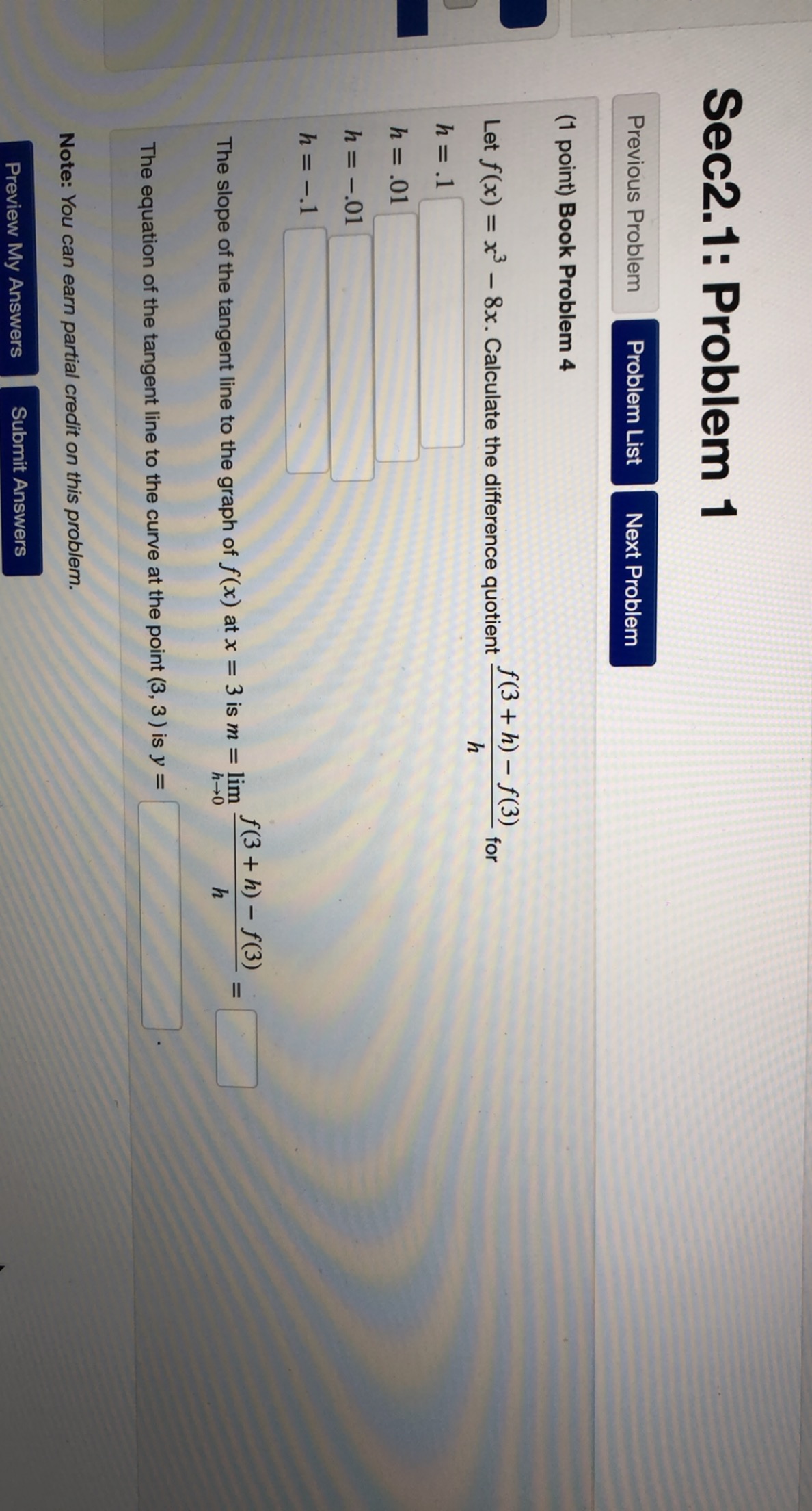 Solved Sec2.1: Problem 1 Previous Problem Problem List Next | Chegg.com