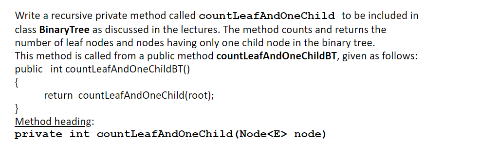 Solved Write A Recursive Private Method Called 