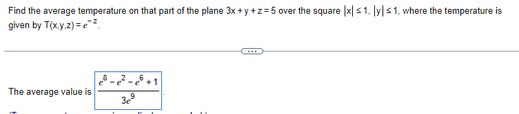 Solved Find the average temperature on that part of the | Chegg.com