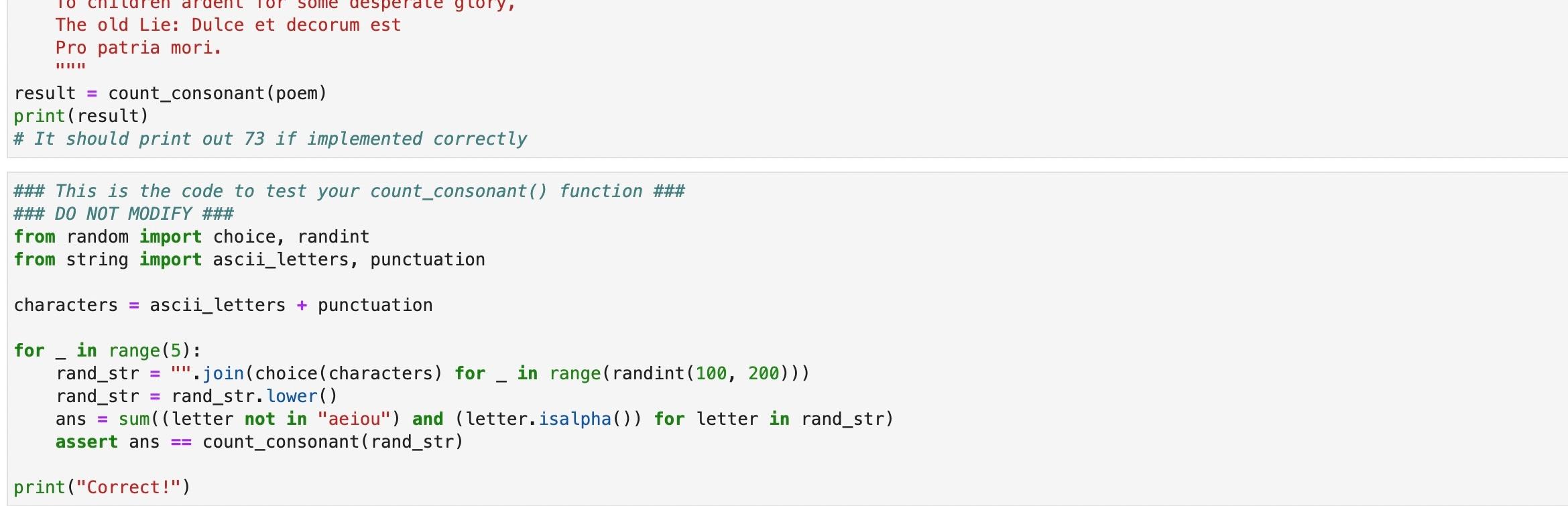 Solved The general template for the counter pattern is as | Chegg.com