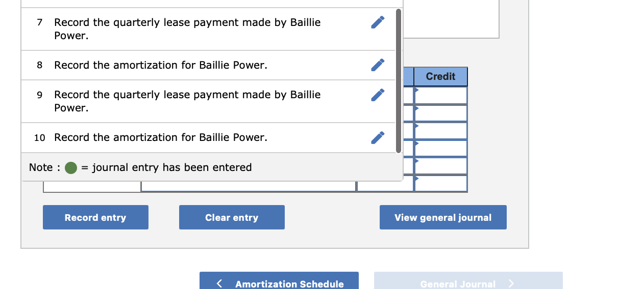 Solved Baillie Power leased high-tech electronic equipment | Chegg.com