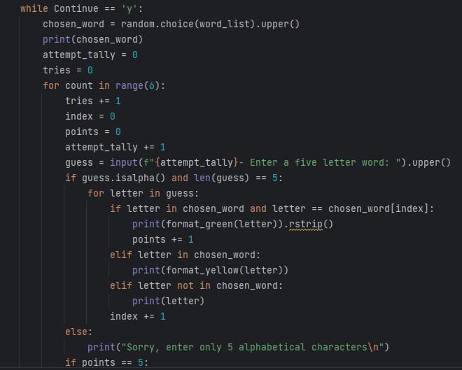 Solved print(f"Congratulations you guessed the word in { | Chegg.com