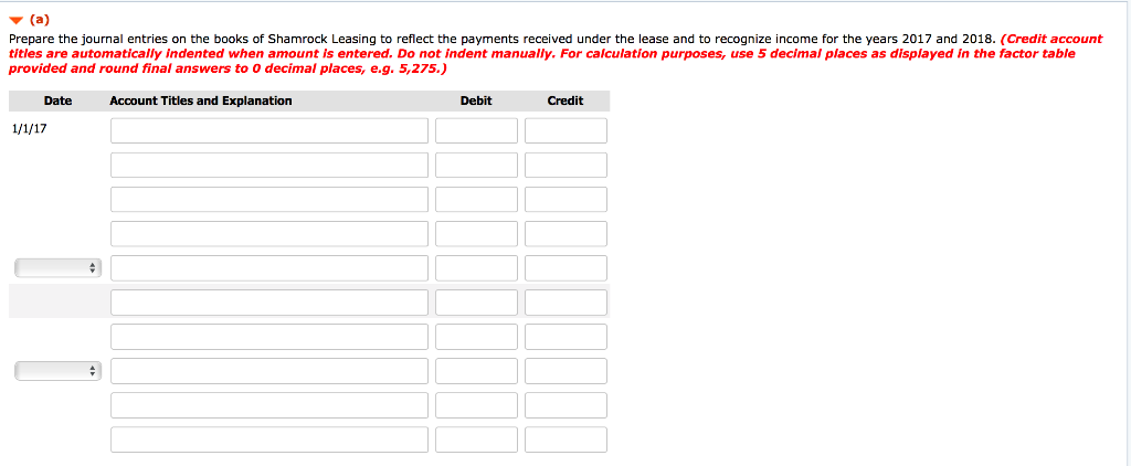 Solved Exercise 21A-6 a-b (Part Level Submission) Shamrock | Chegg.com