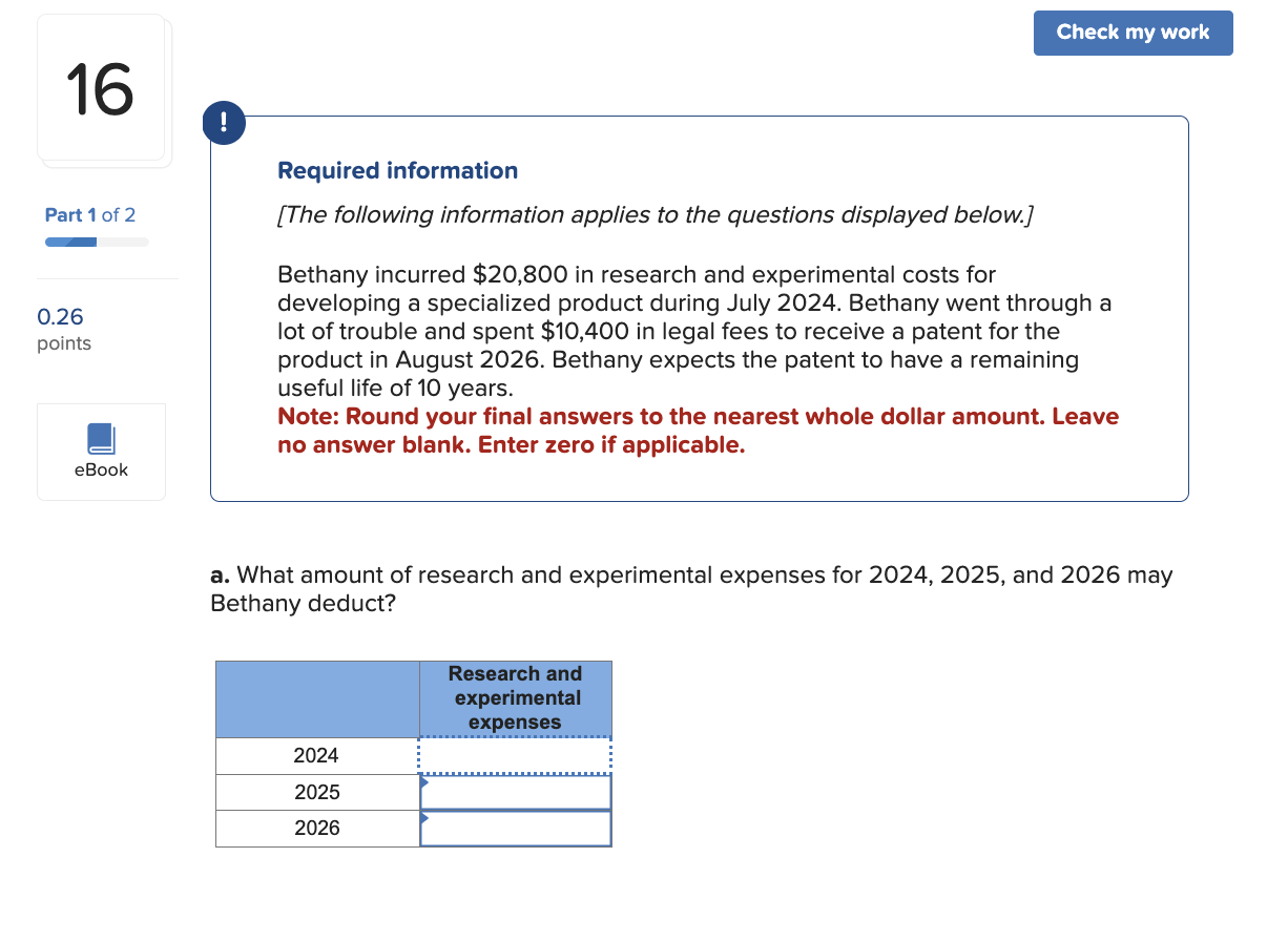 Solved Required information [The following information | Chegg.com